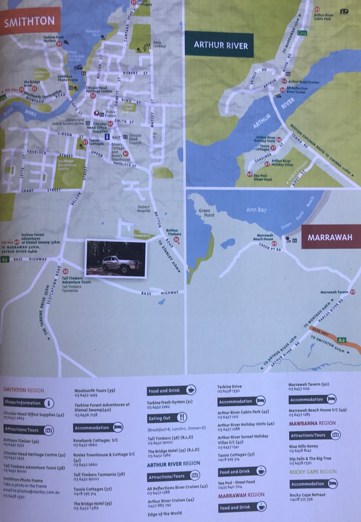 maps and brochures - Stanley Seaview Inn